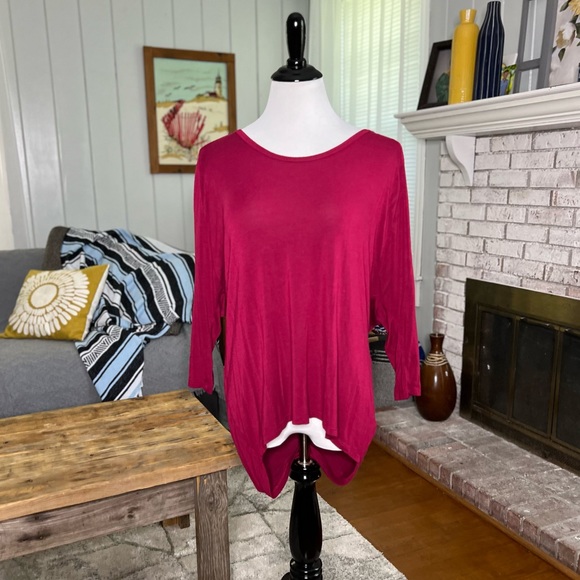 Studio Y | Tops | Studio Y Open Back High Low Top | Poshmark
